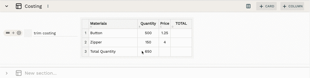 How to use custom sections – Techpacker