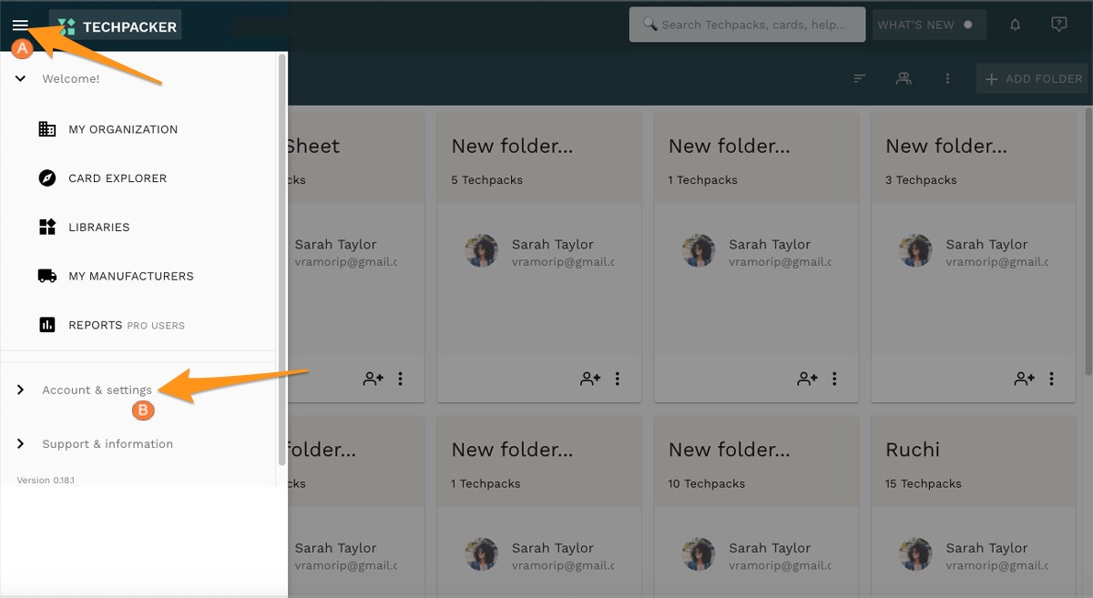 How to use personal settings – Techpacker