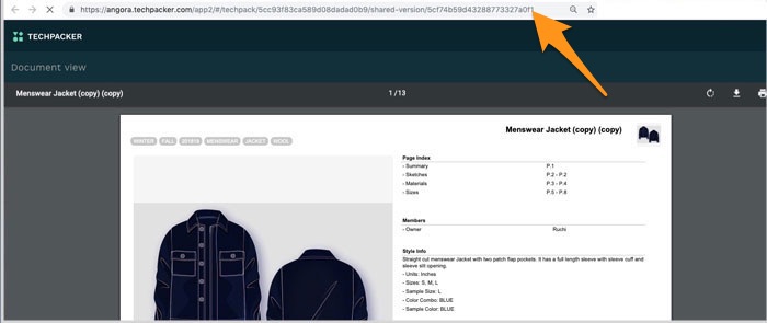 How to create a techpack version – Techpacker