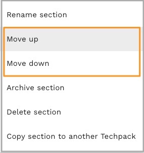 How to use custom sections – Techpacker