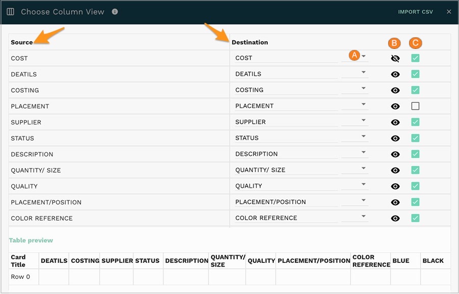 How to create material table – Techpacker