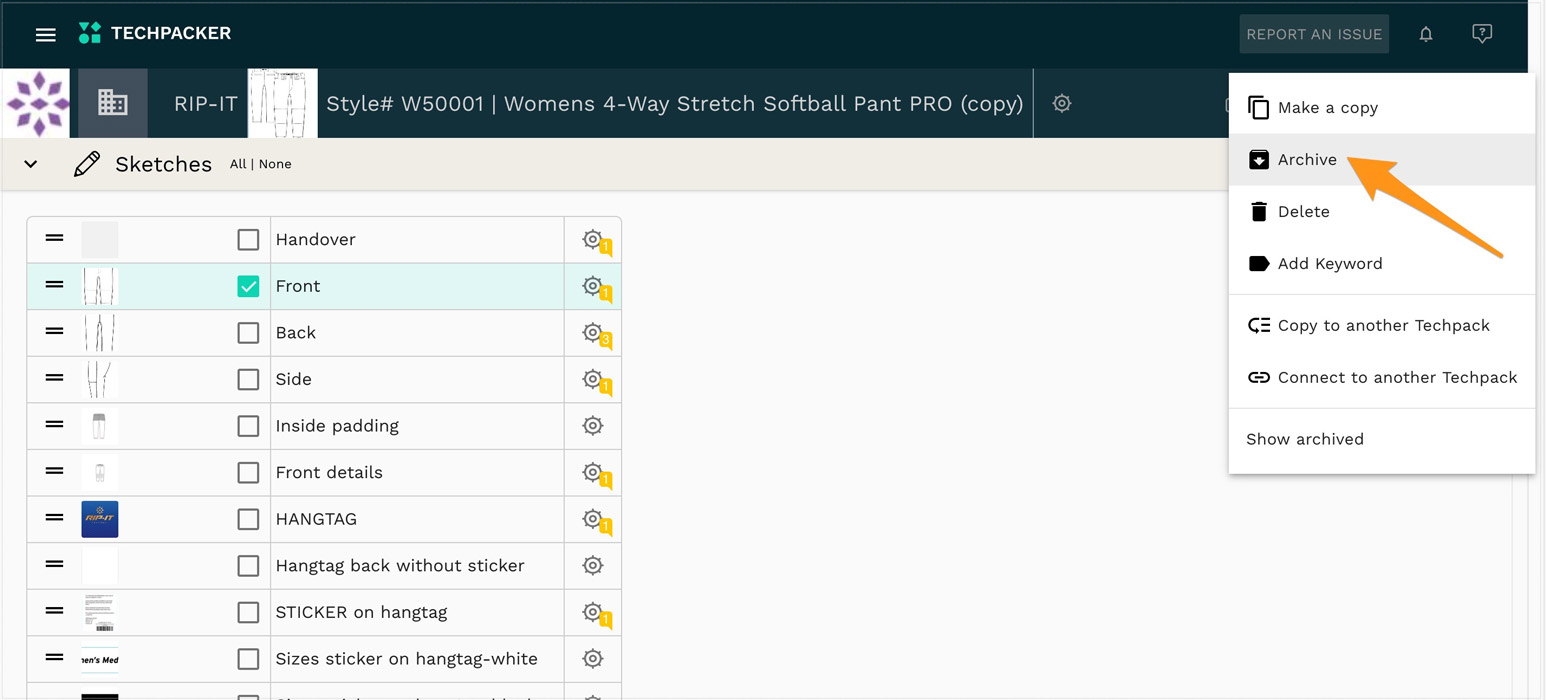 How to Copy, Connect, Delete or Archive Cards – Techpacker